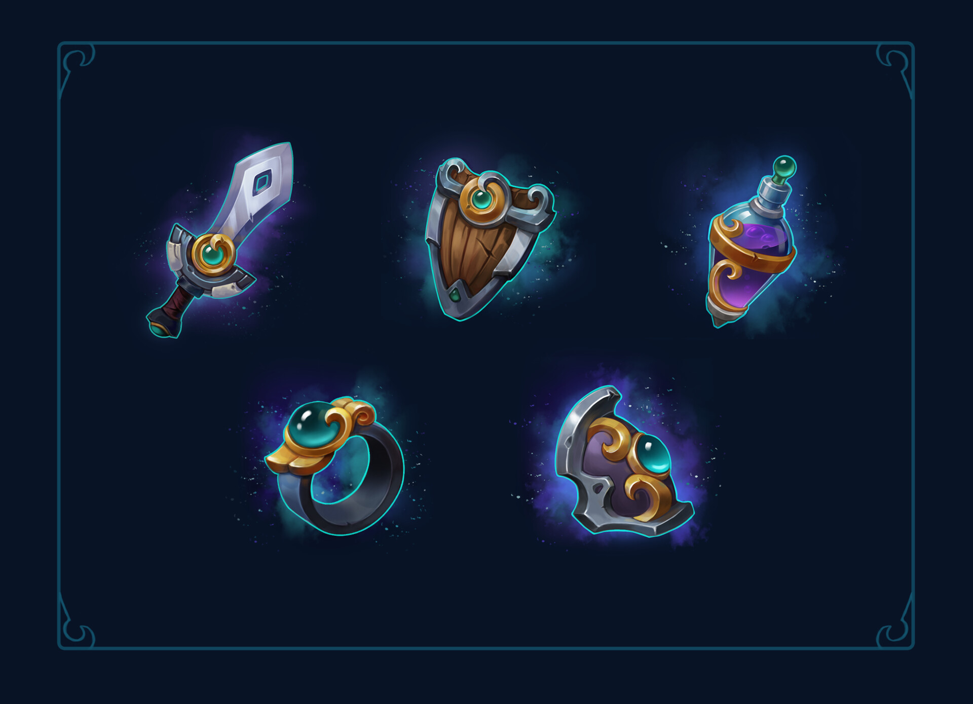 ArtStation - Elf UI-icons