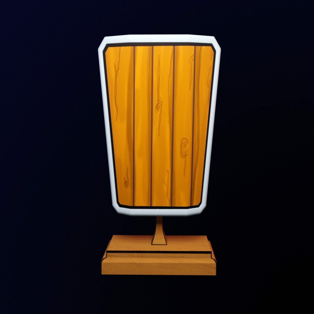 ArtStation - Shield cartoon style