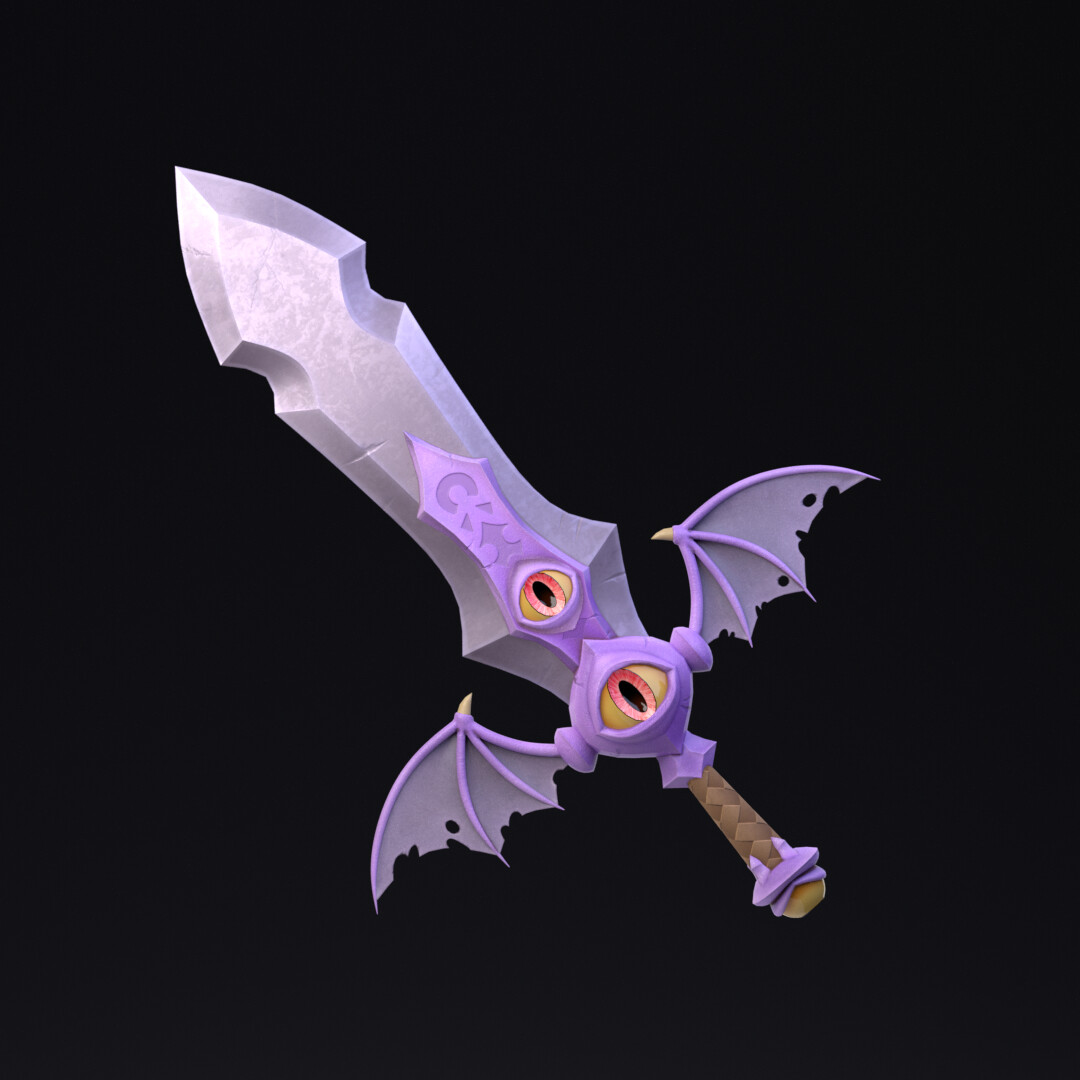 ArtStation - Spooky Sword - Mitch Leeuwe