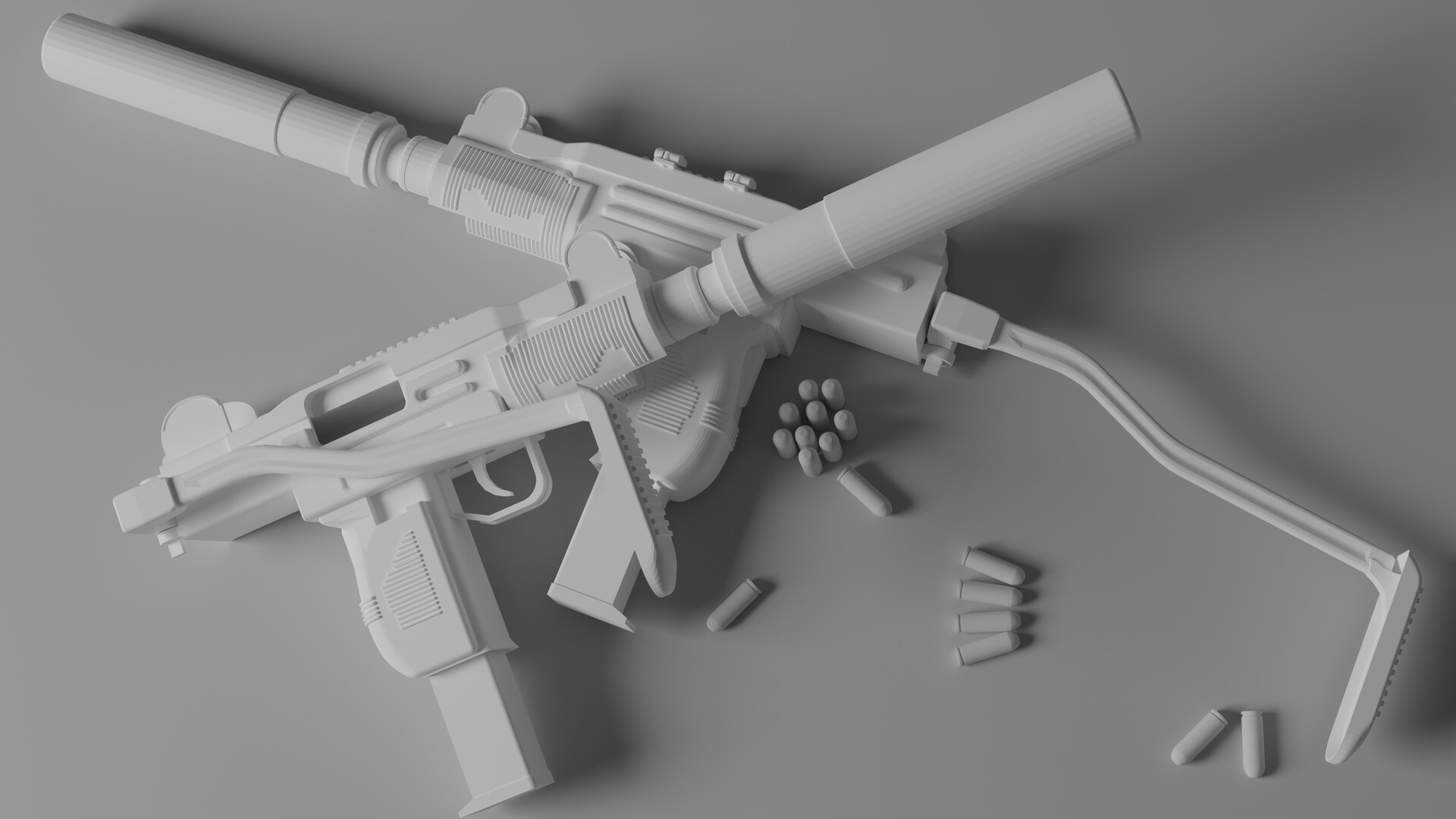 ArtStation - Mini Uzi