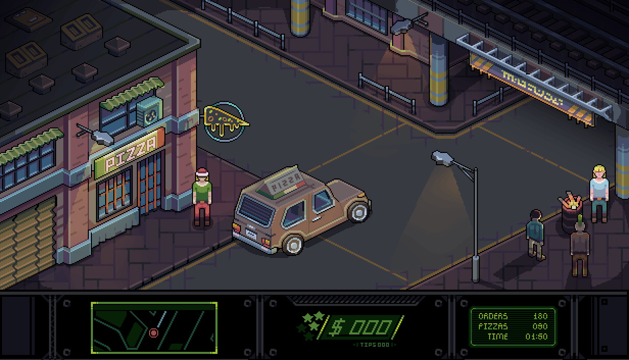 ArtStation - Pizza game mockup 1