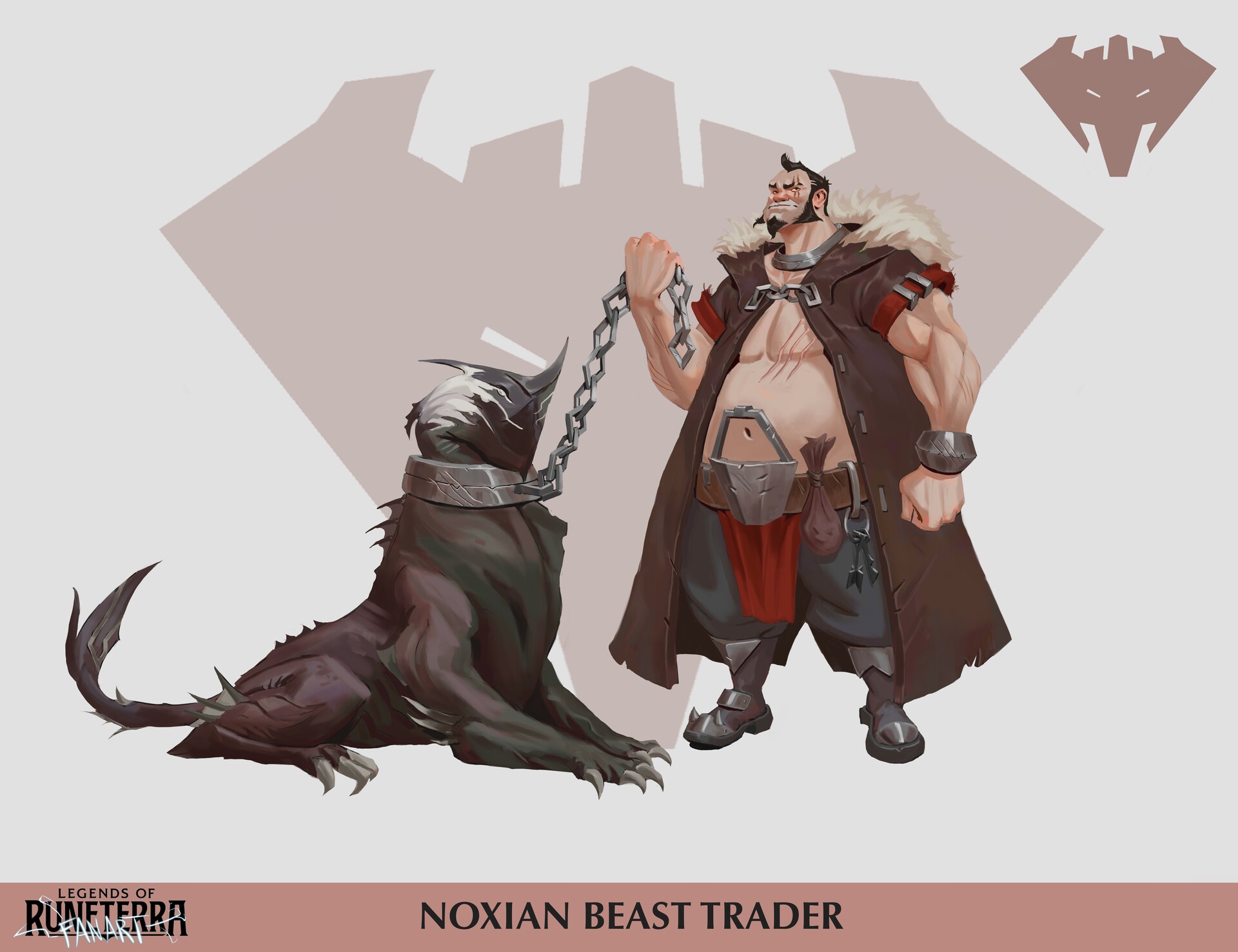 Gianluca Capodiferro - Noxian Beast Trader - LoR Fanart