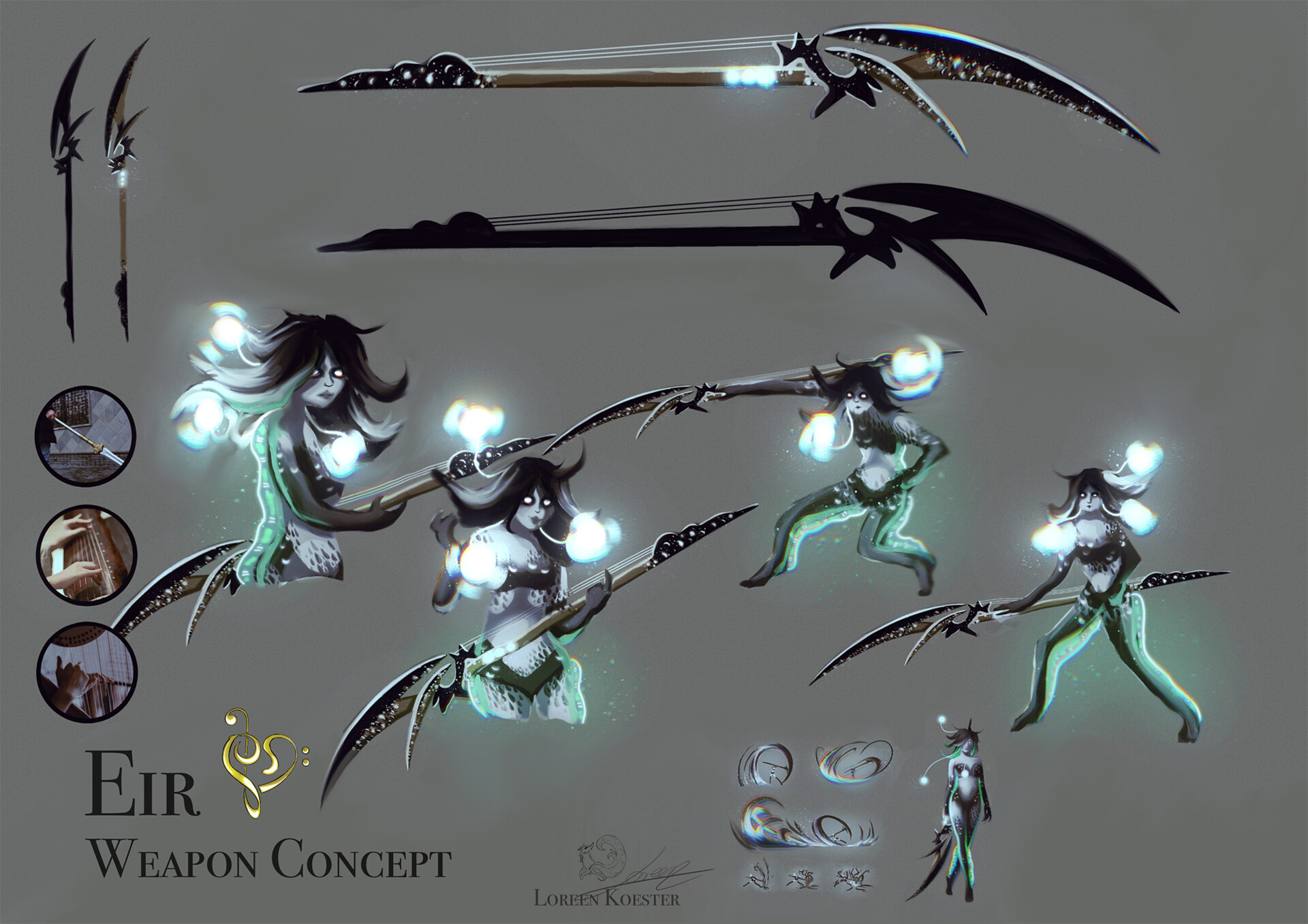 ArtStation - [Lost Waters] Eir - Weapon Concept