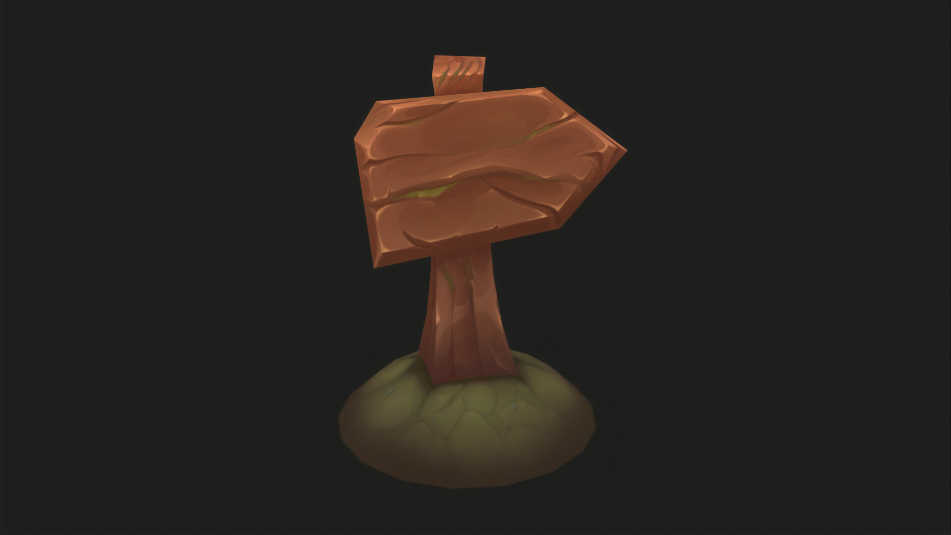 ArtStation - Wood sign