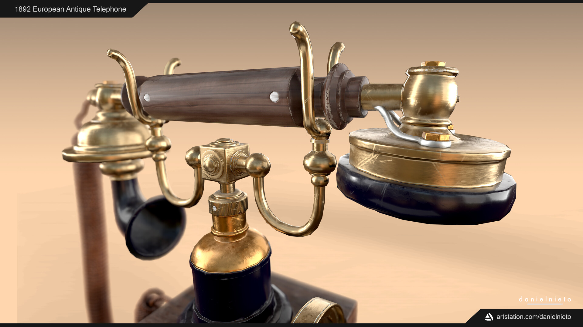 Daniel Nieto - 1892 European Antique Telephone