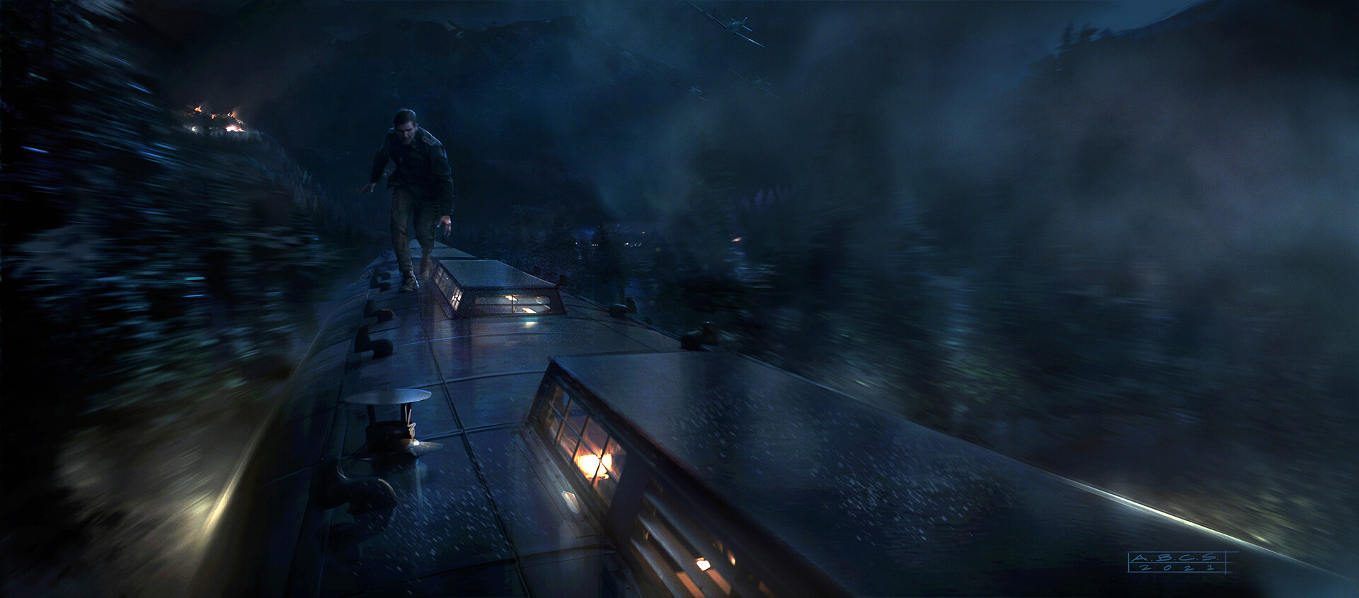 ArtStation - Indiana Jones and the Dial of Destiny - Train Sequence Concept