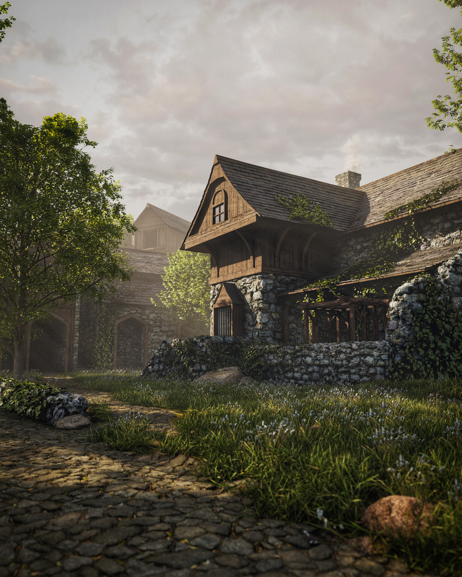 ArtStation - Village house