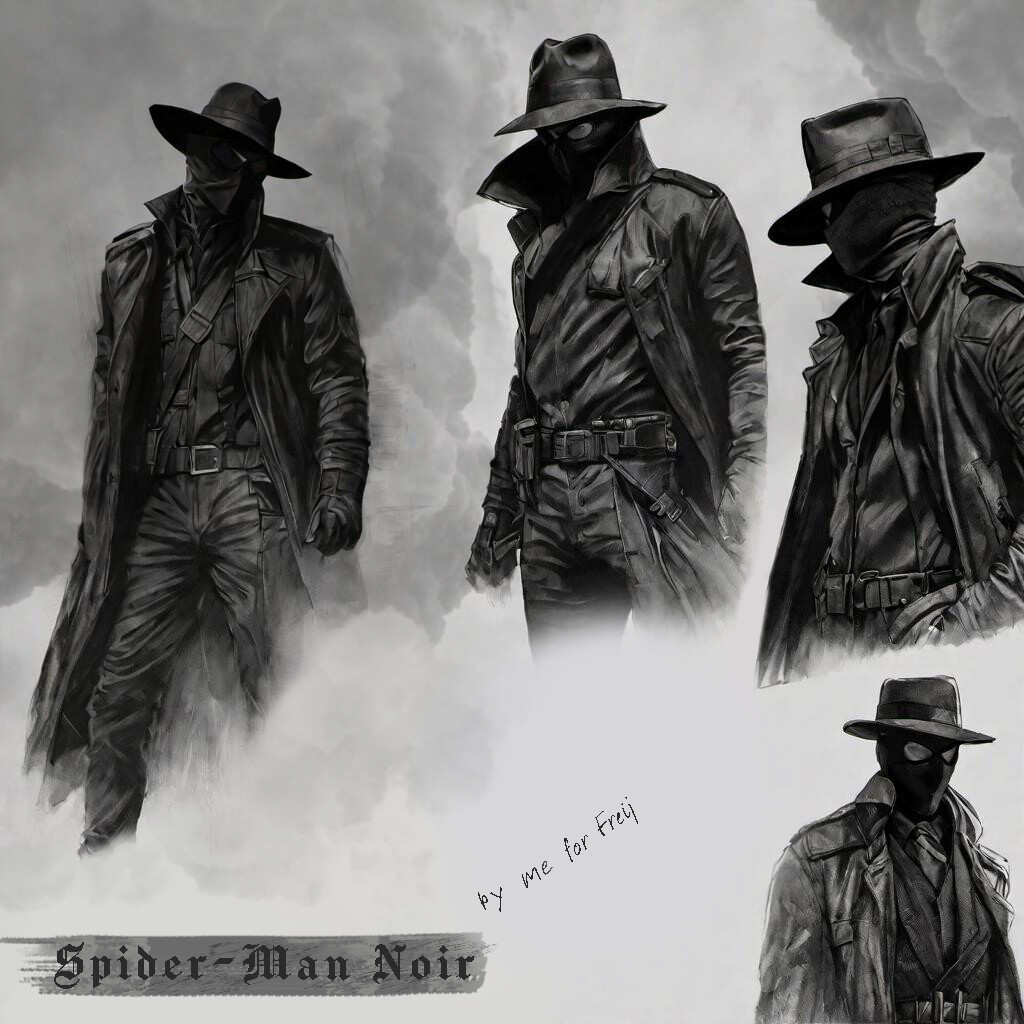 ArtStation - Spider-Man Noir: Eyes Without a Face (2009 - 2010)