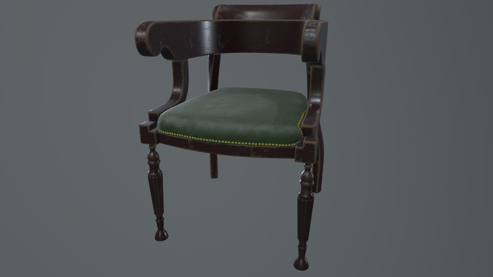 ArtStation - 3D wooden Chair