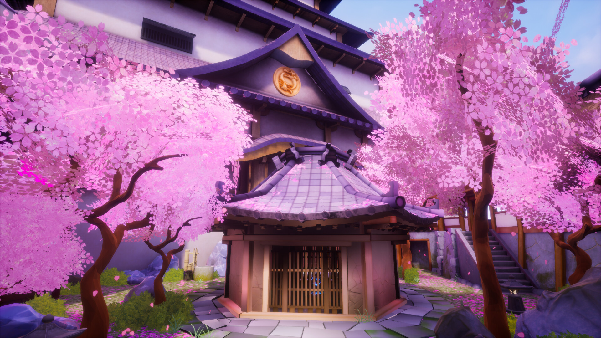 Evan - Game Environment Recreate Hanamura by Blizzard's "Overwatch" 2020