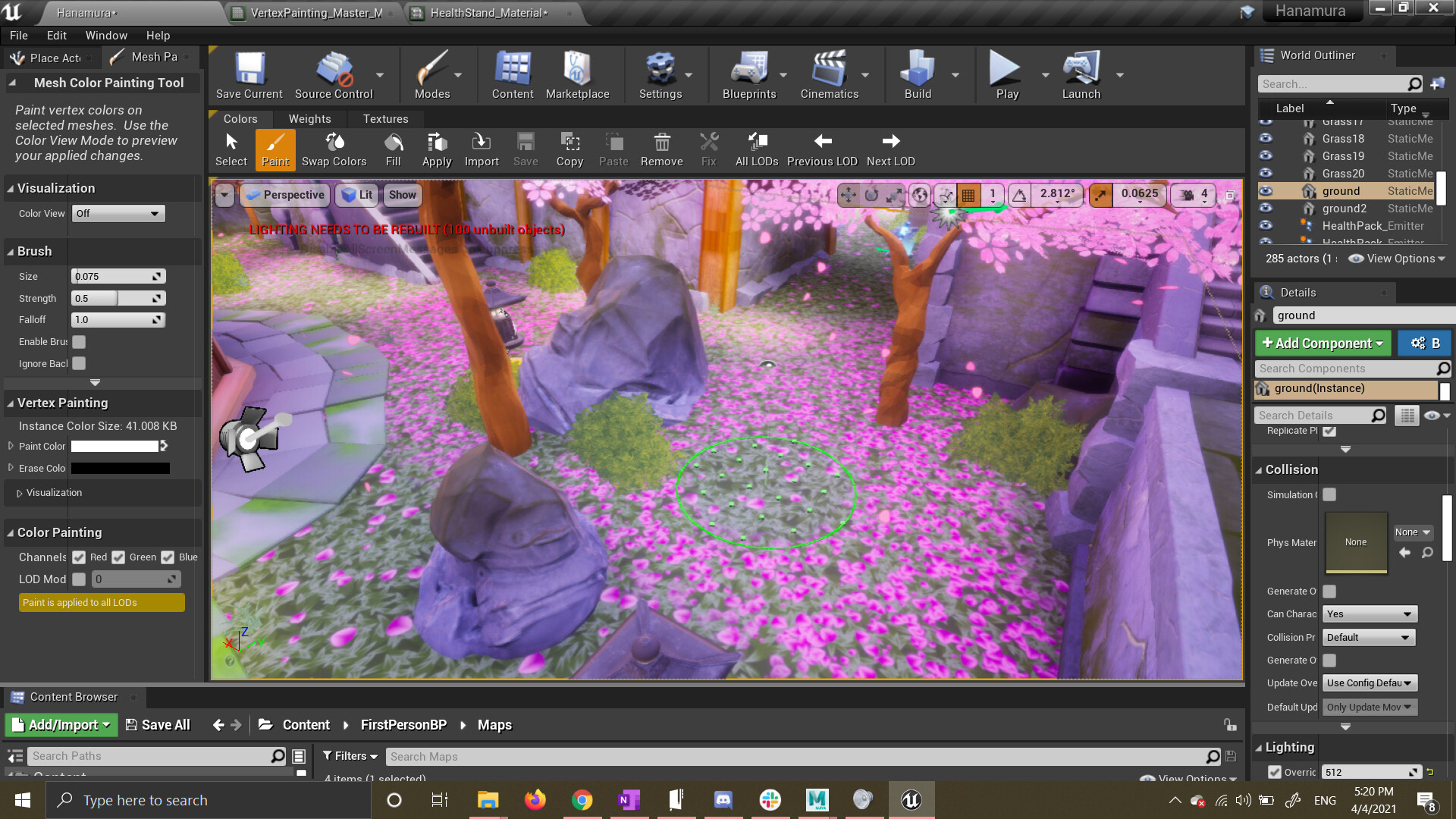 Evan - Game Environment Recreate Hanamura by Blizzard's "Overwatch" 2020