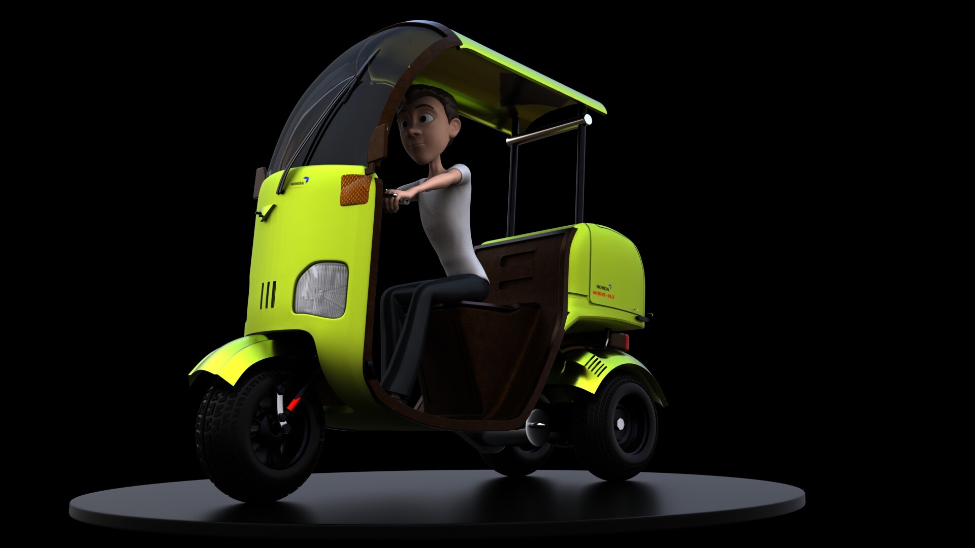ArtStation - Auto Rickshaw Modeling