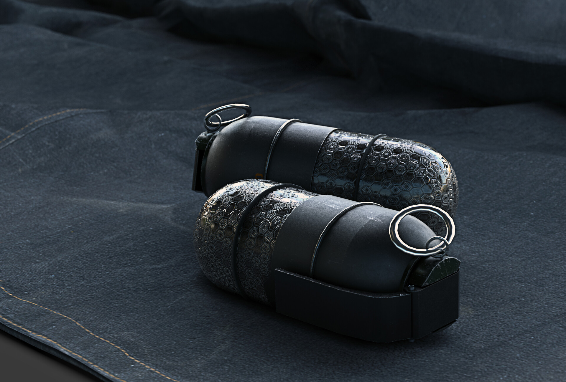 ArtStation - futuristic X vintage Hand Grenade