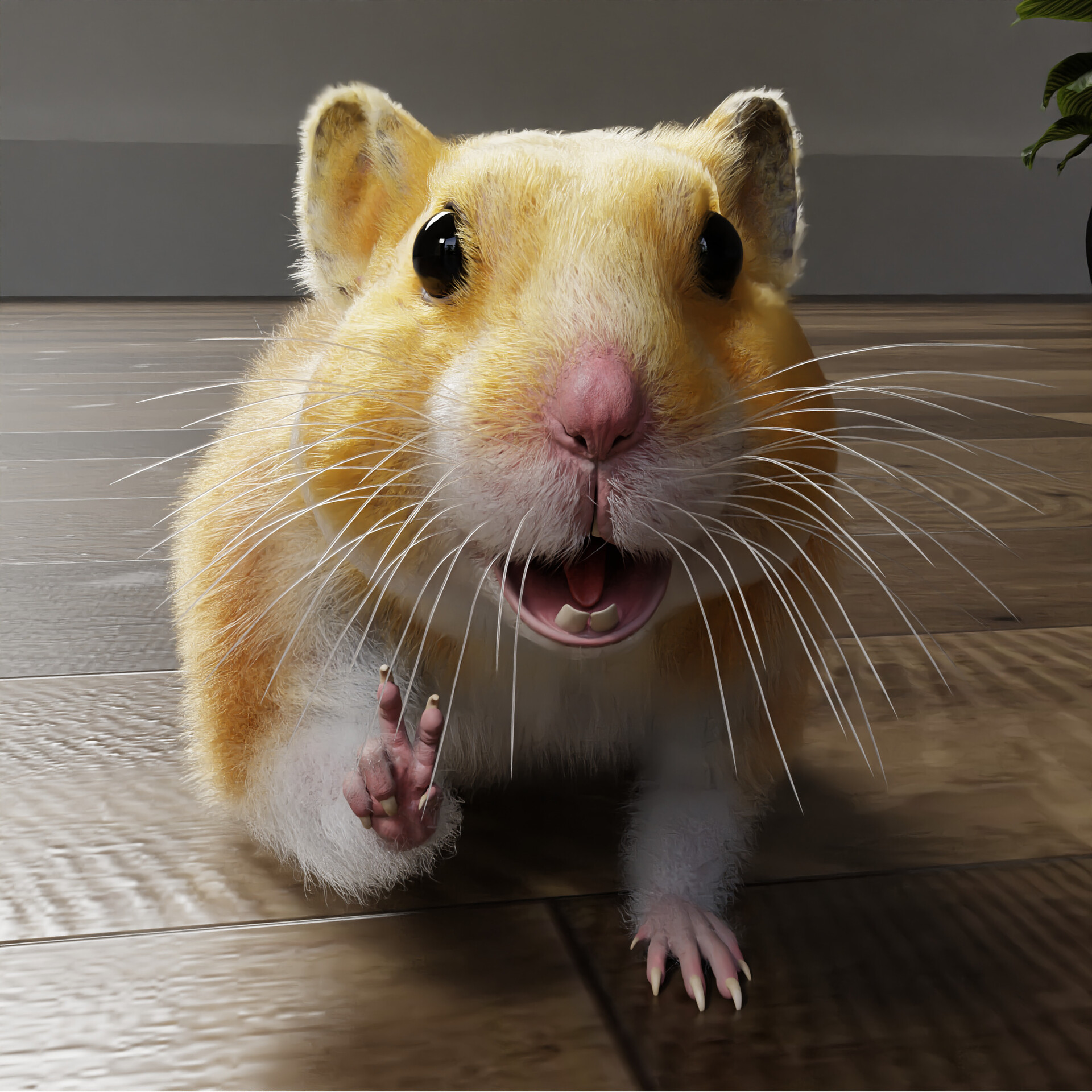 ArtStation - Hamster Rigging/Hair Groom Project