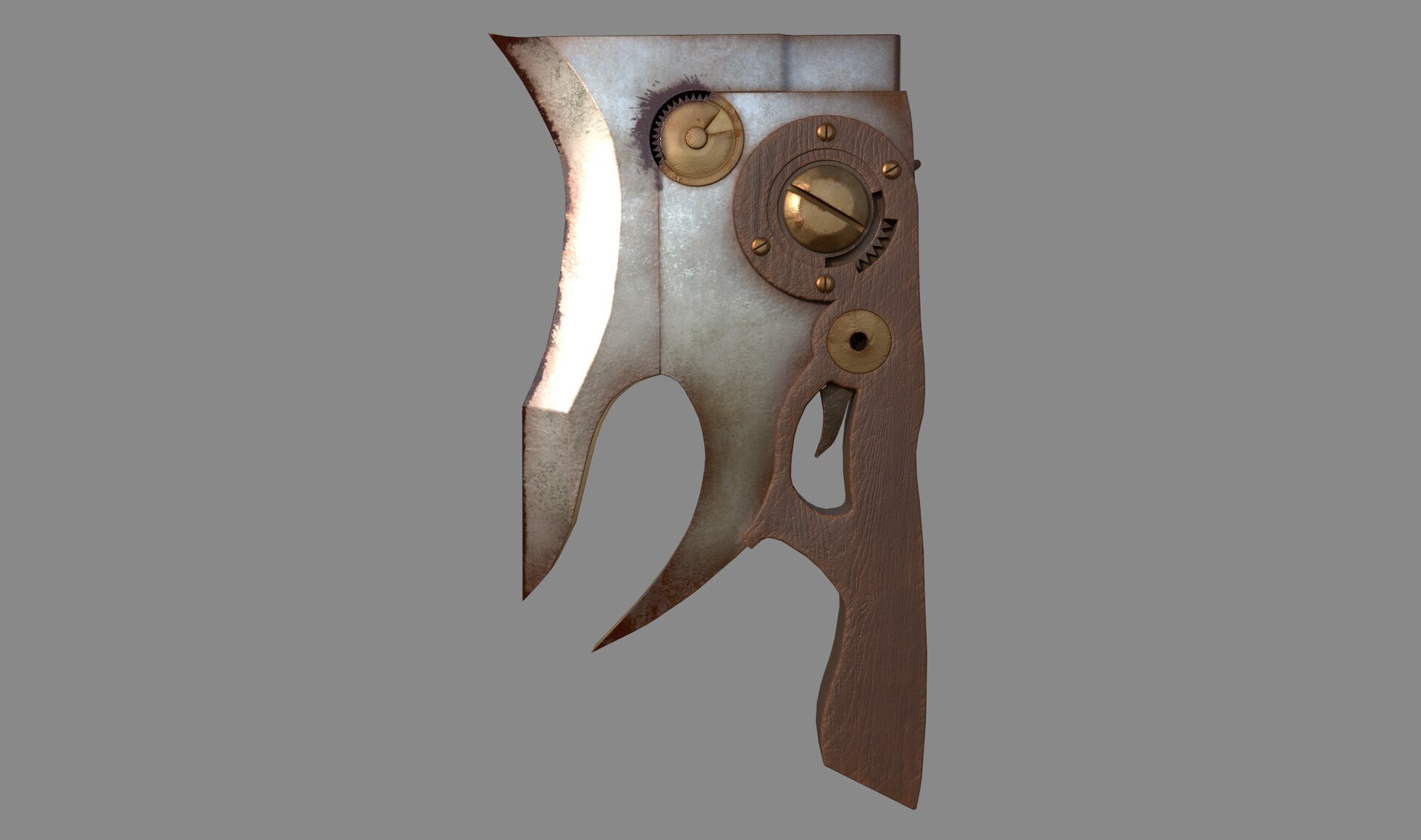 ArtStation - Mechanical Axe Concept