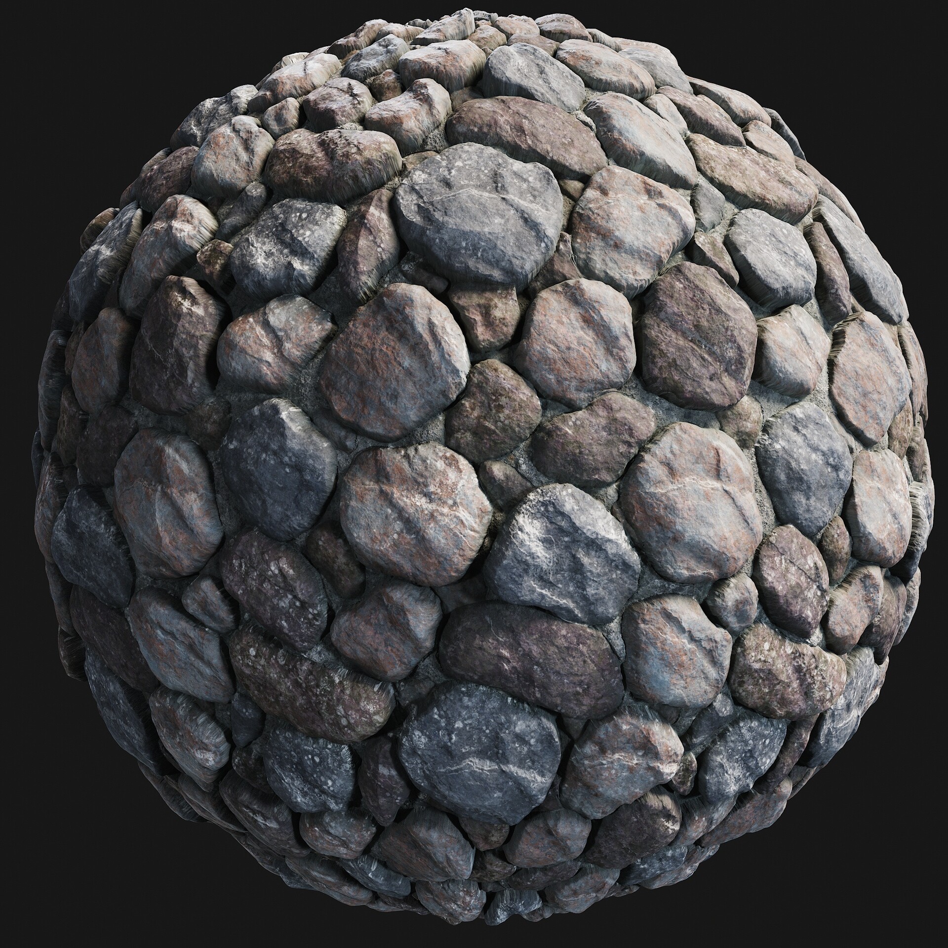 ArtStation - Stone wall material