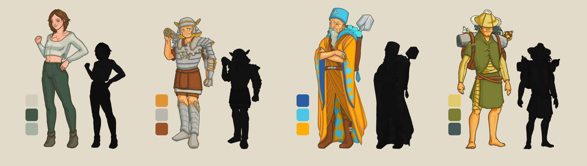 ArtStation - Character design for Seeker: Quest, a multi platform ...