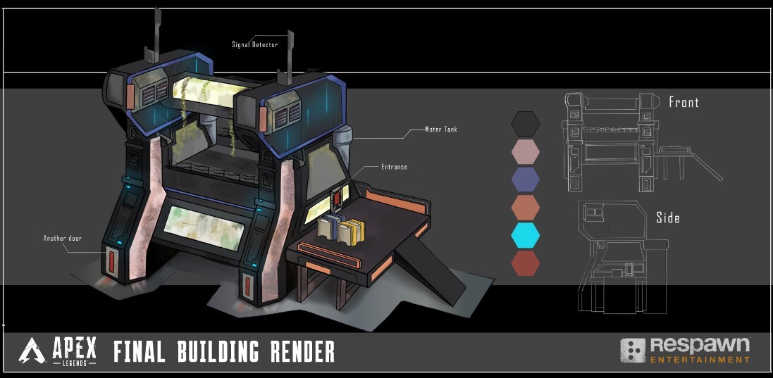 ArtStation - Apex fanart building + prop design