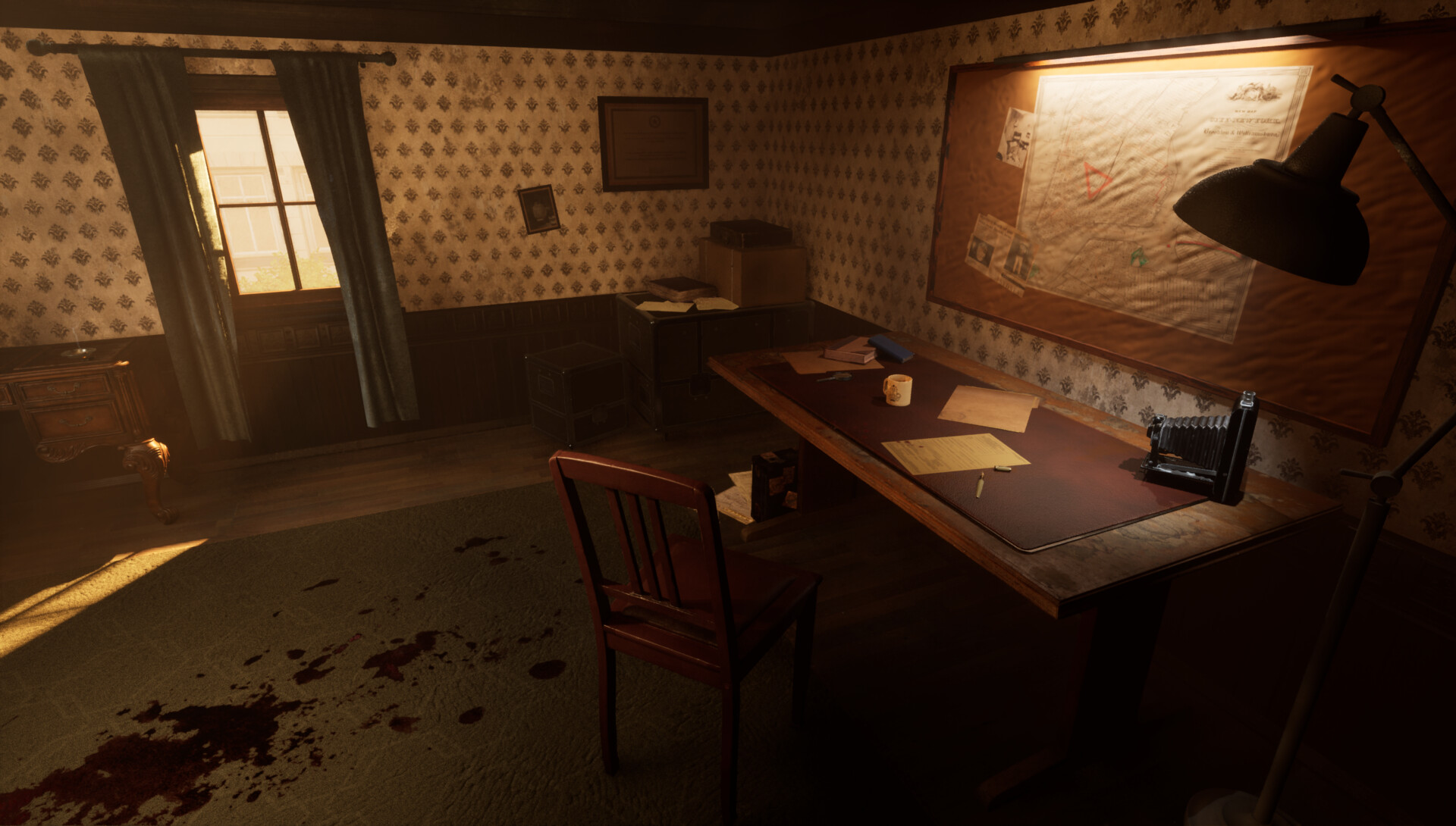 ArtStation - Detective Office - Environment Study