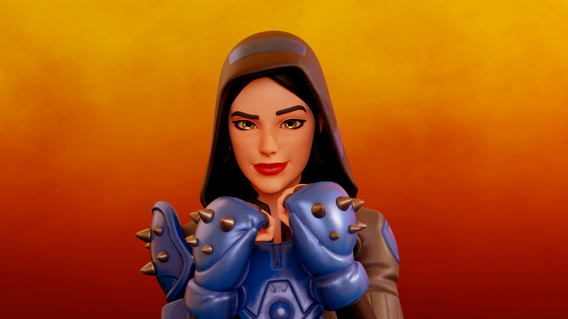 ArtStation - Fists up! | Fortnite Fan Art