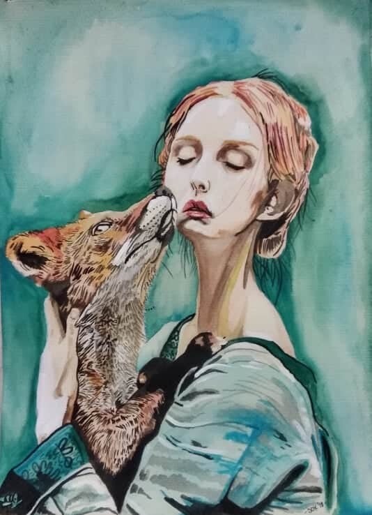ArtStation - fox lady