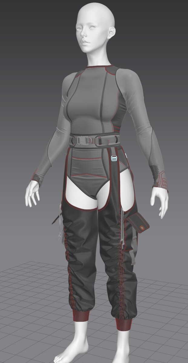 ArtStation - Marvelous Designer practice