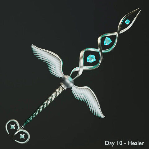 ArtStation - Swordtember Day 10 - Healer