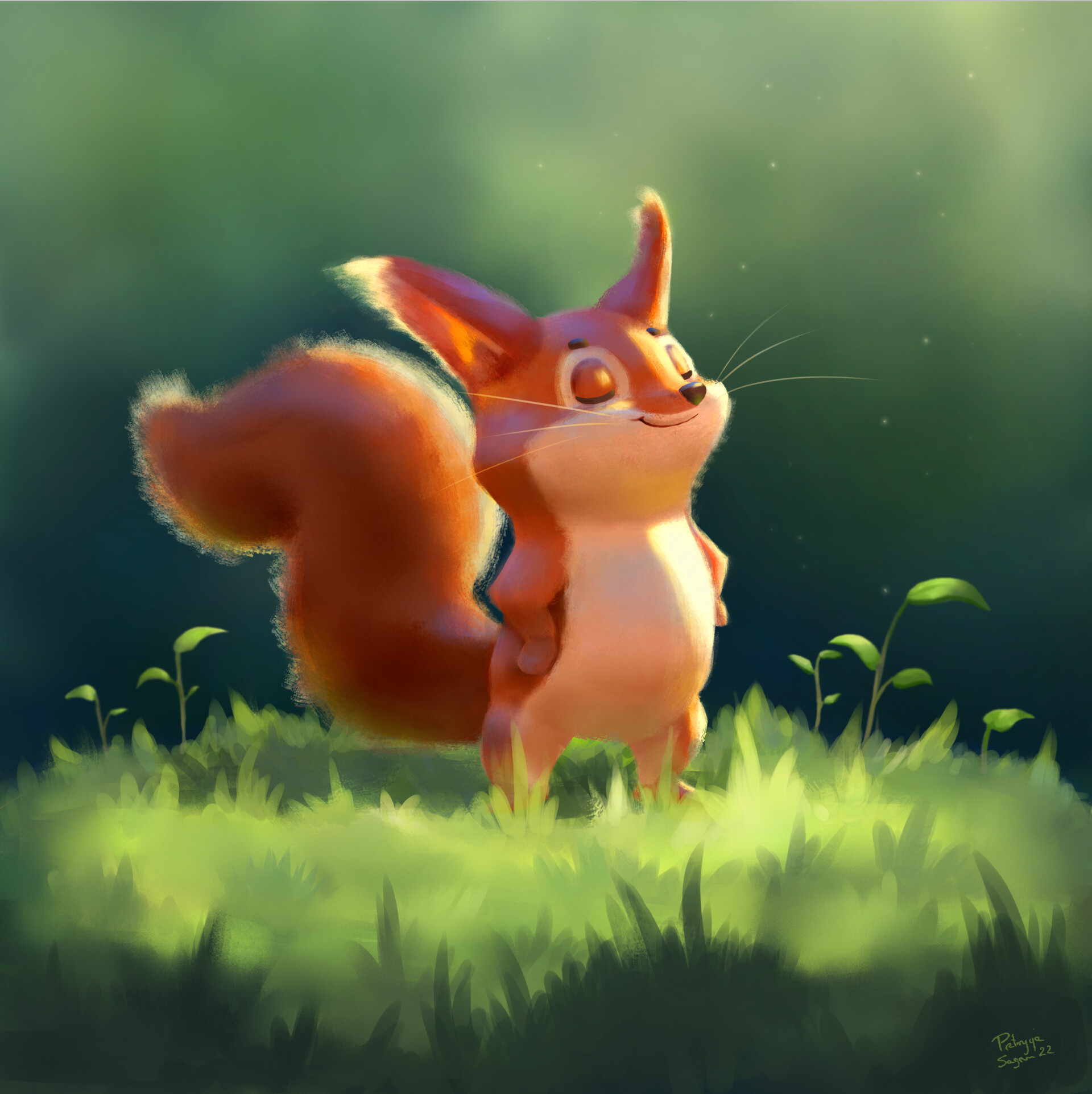 ArtStation - Sunny squirrel