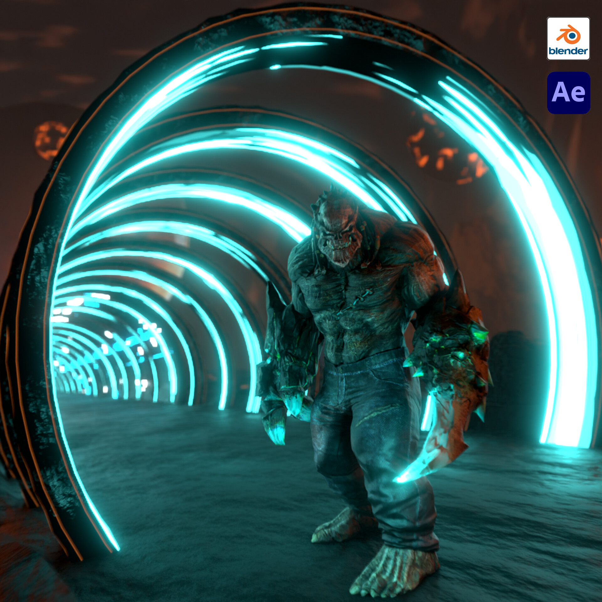 ArtStation - Monster's Sci-Fi Portal