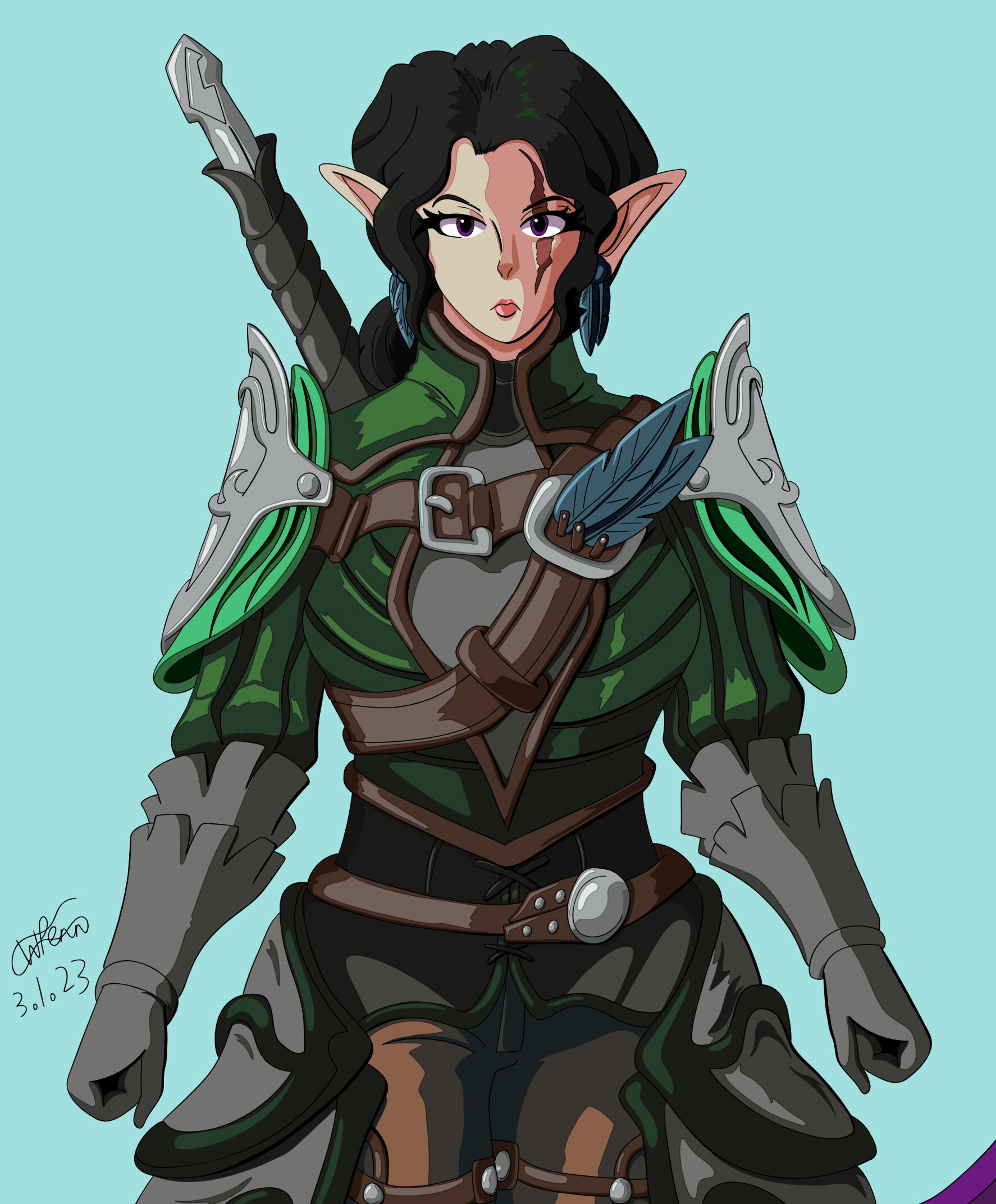 ArtStation - Player Characters: Meridia Rosaniya