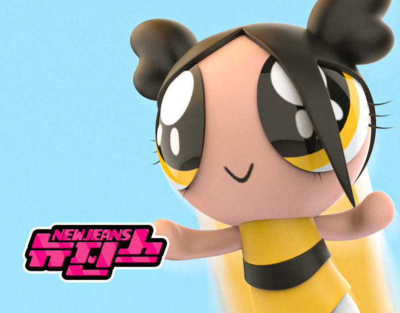 ArtStation - NewJeans Danielle x PowerPuff Girls