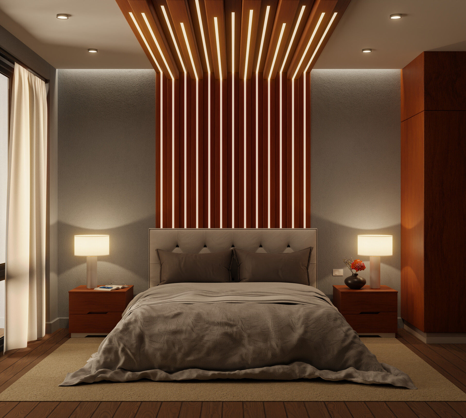 ArtStation - Bed room visualization