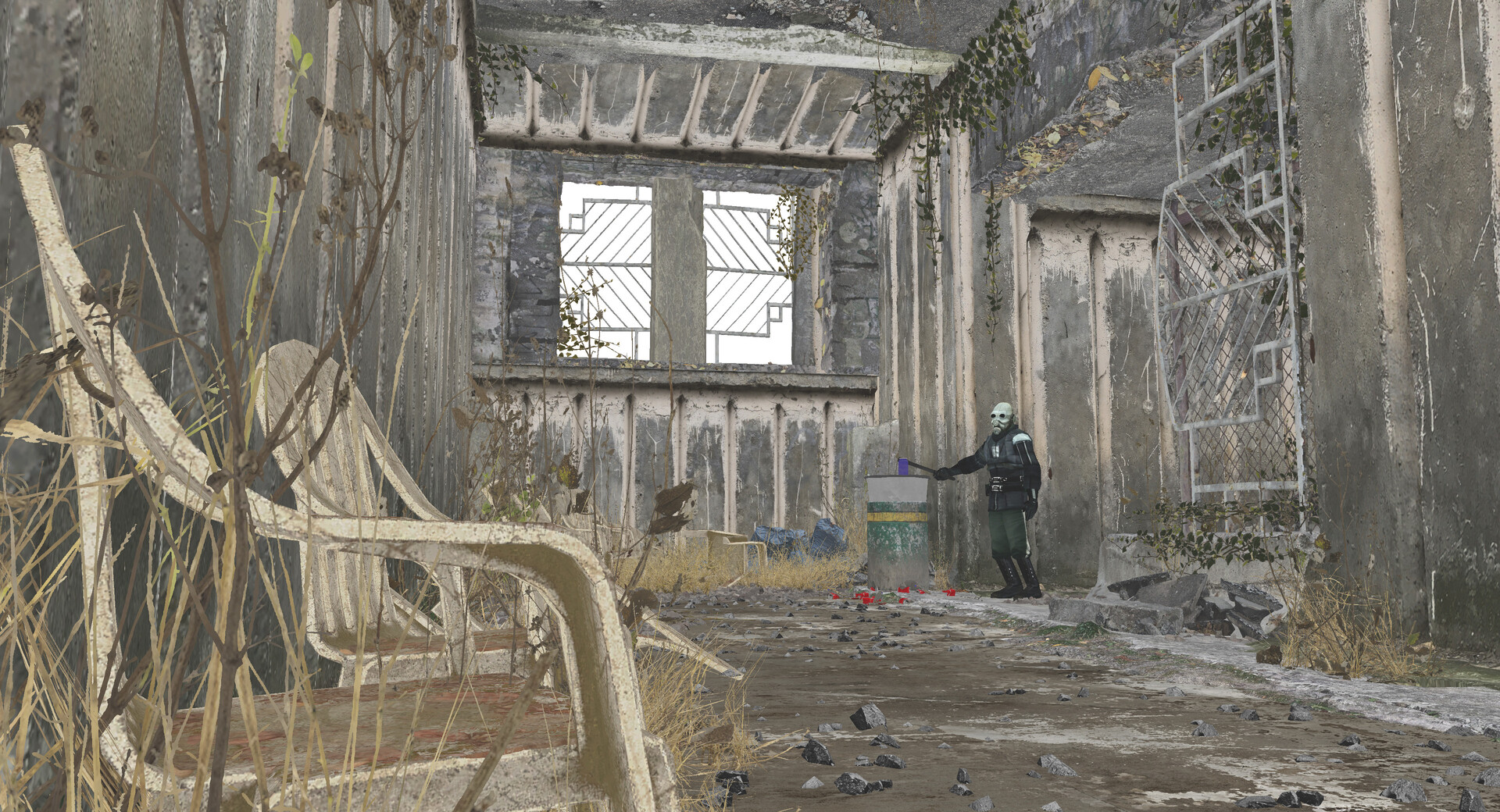 Adam Dubi - Half-Life 2 Scene Reimagined with Much More Brutalism