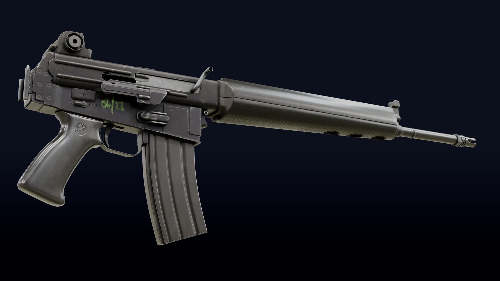 ArtStation - AR-18 "Arnie Style" for GZ