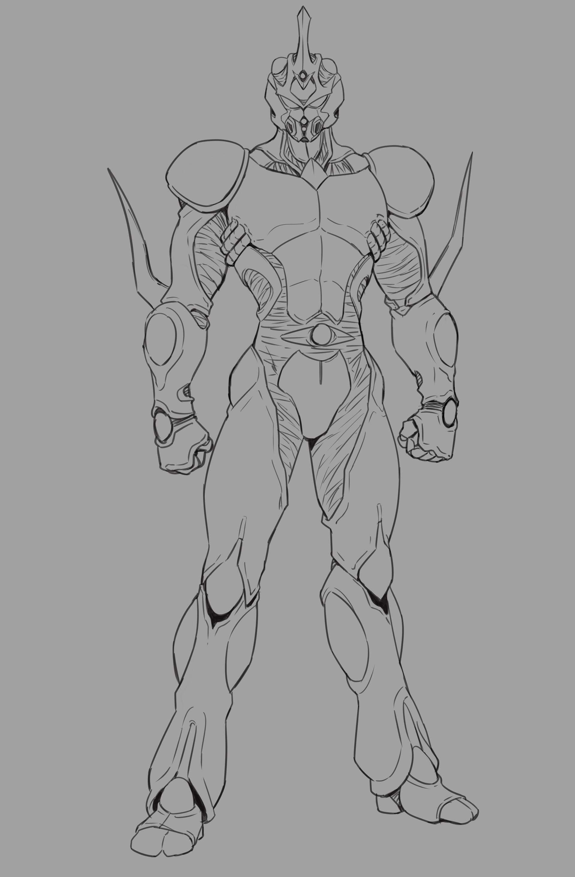 guyver coloring pages