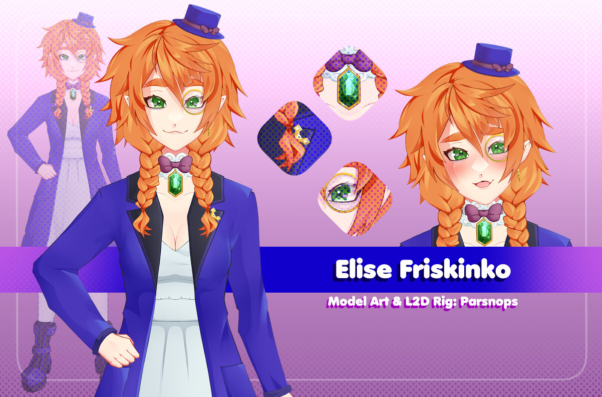 Elise VTuber Model by Pars — ProUser.Me