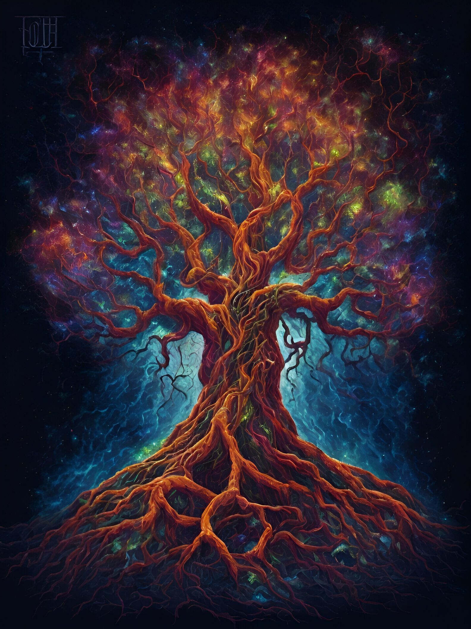 ArtStation - Cosmic Guardian: The Sentient Celestial Tree