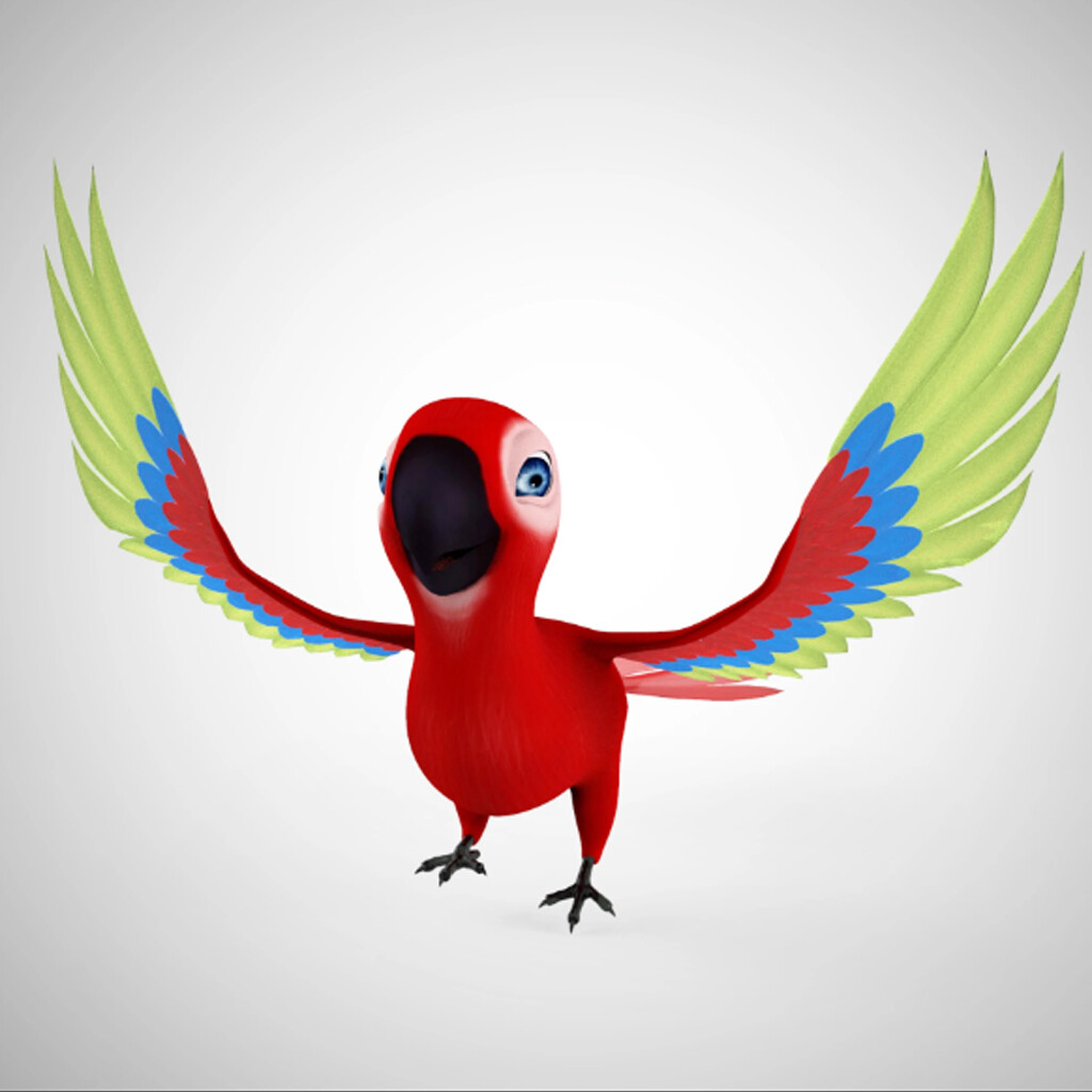 ArtStation - Parrot character