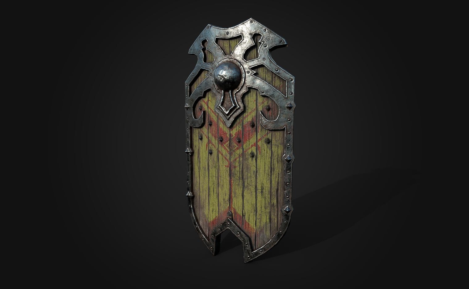ArtStation - Wooden shield