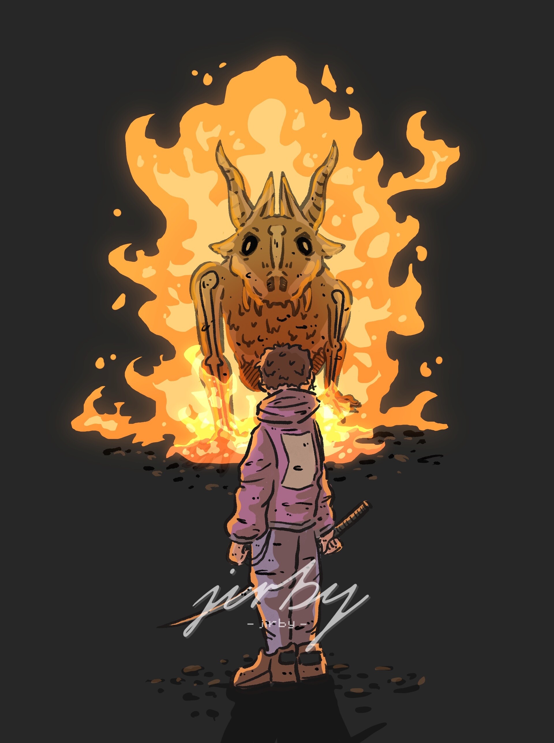 ArtStation - Fire Demon