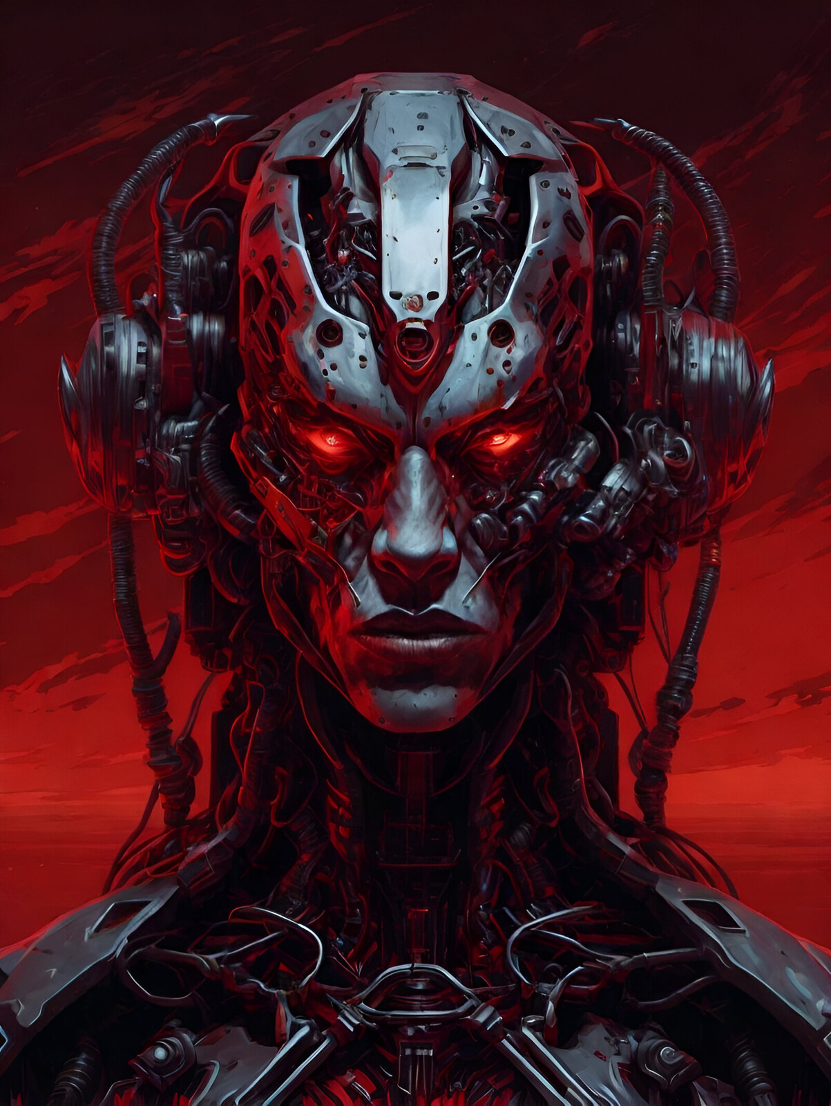 DevilishArtistry - Demonic Cyborg Vision of Distorted Sci-Fi Realism
