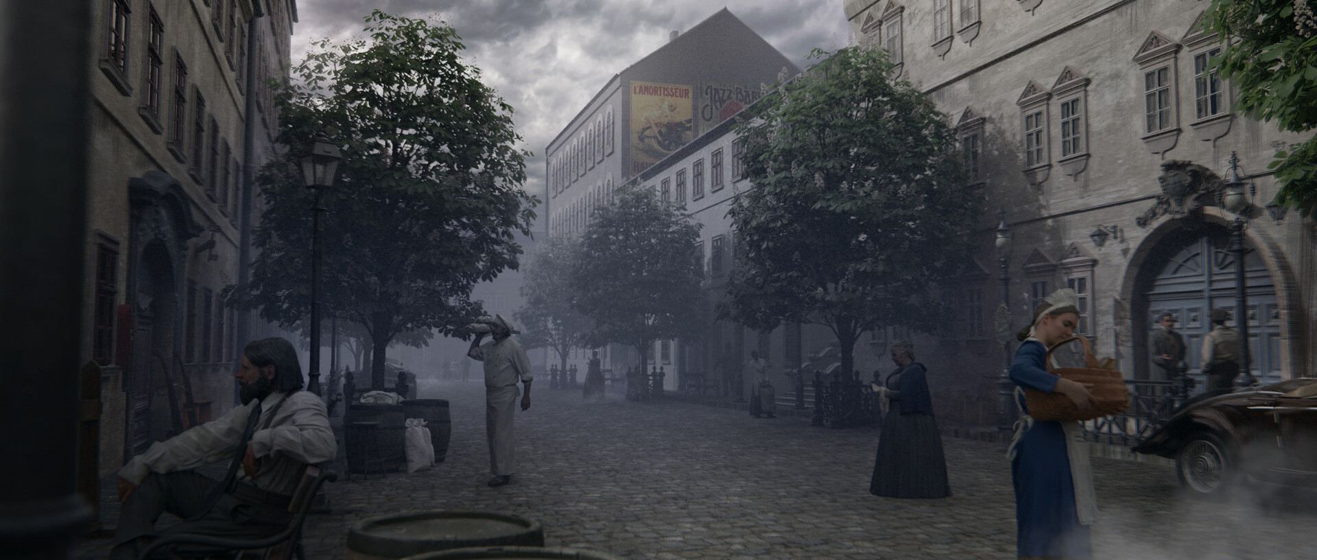 ArtStation - Morning street