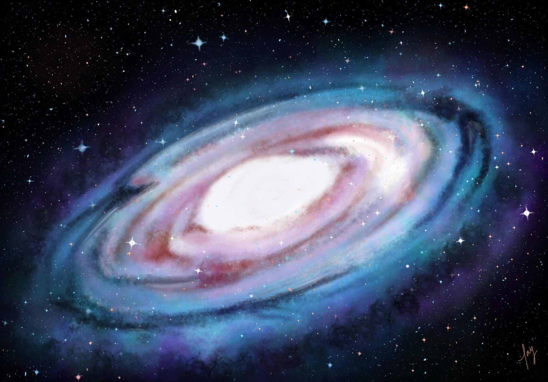 ArtStation - Millkyway Galaxy Digital art