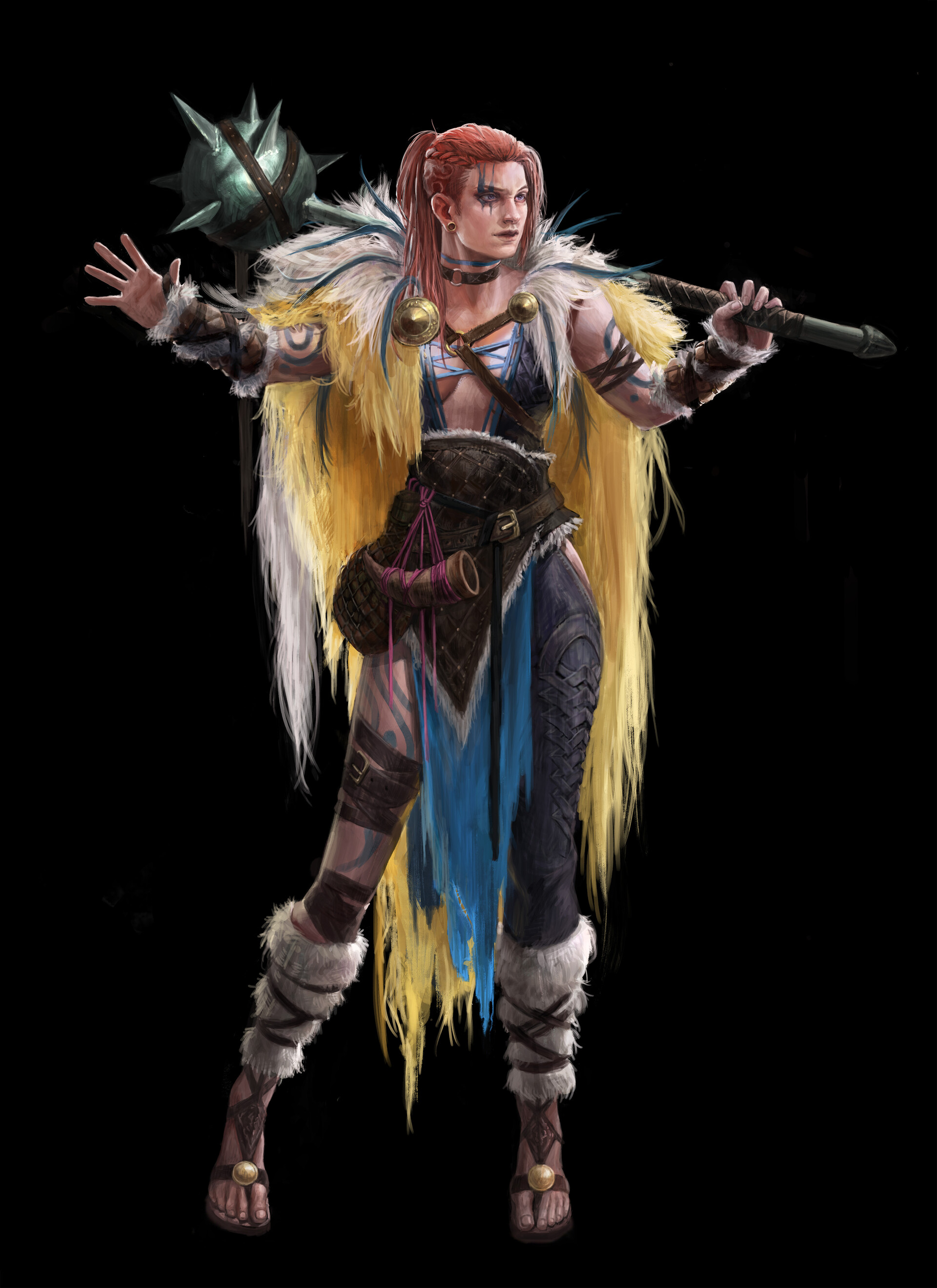Artstation Viking Girl 