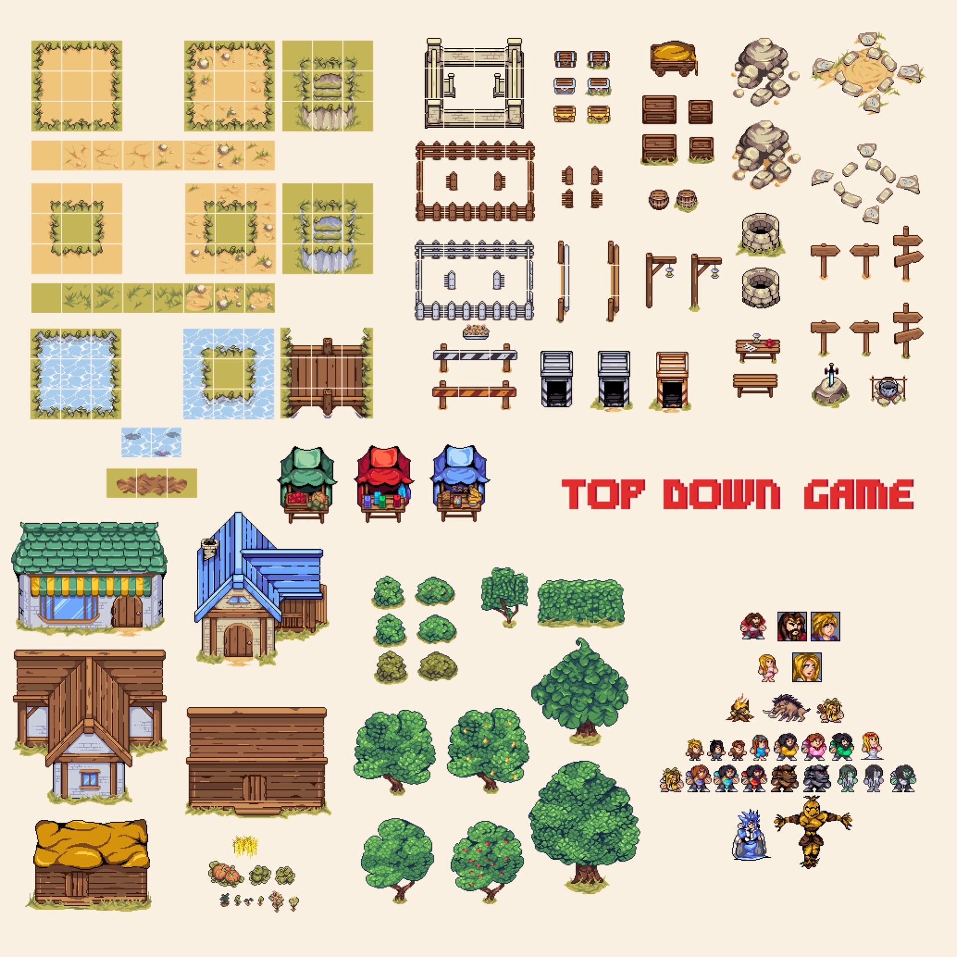 ArtStation - Top down game