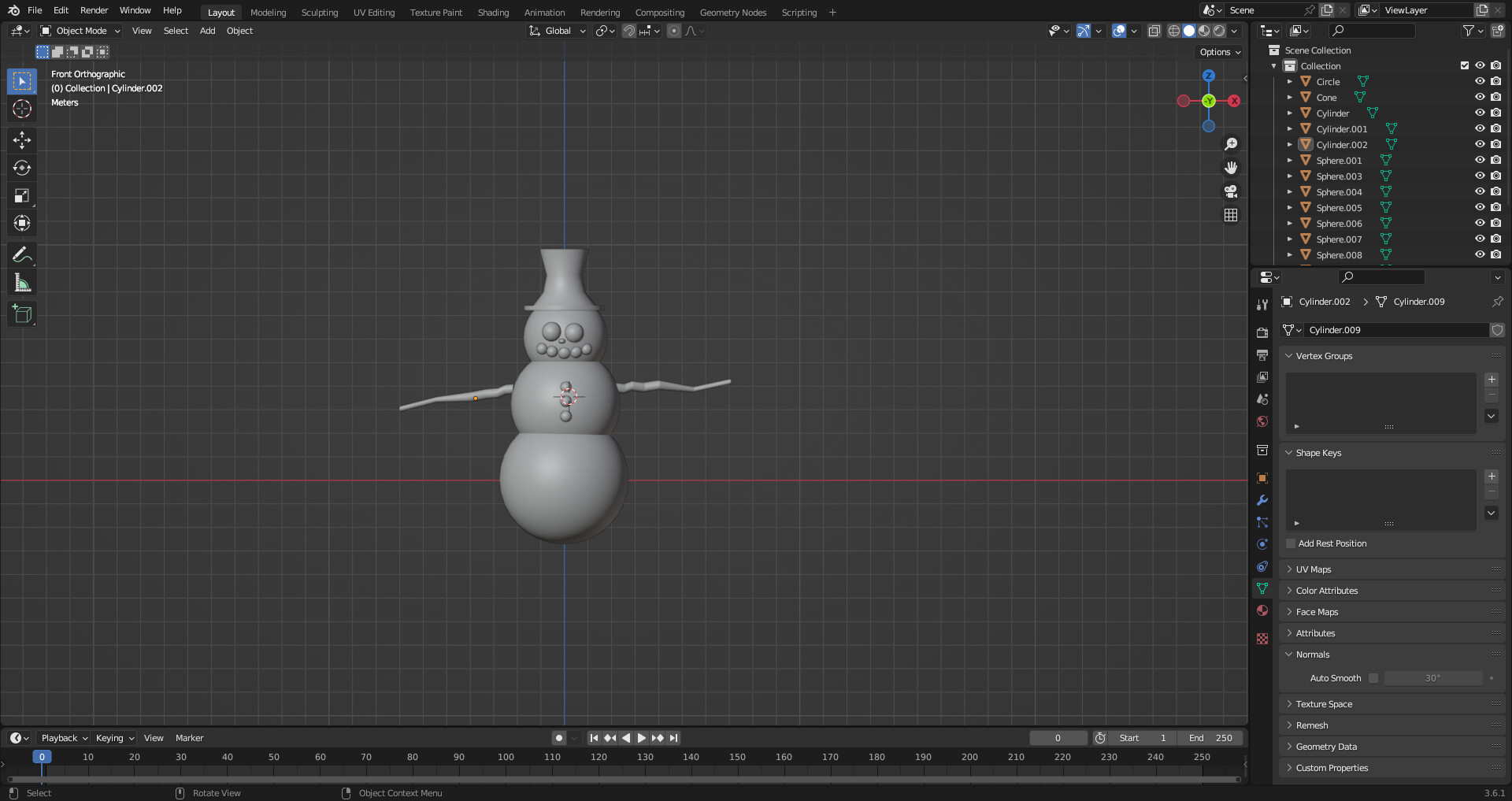 ArtStation - Snowman