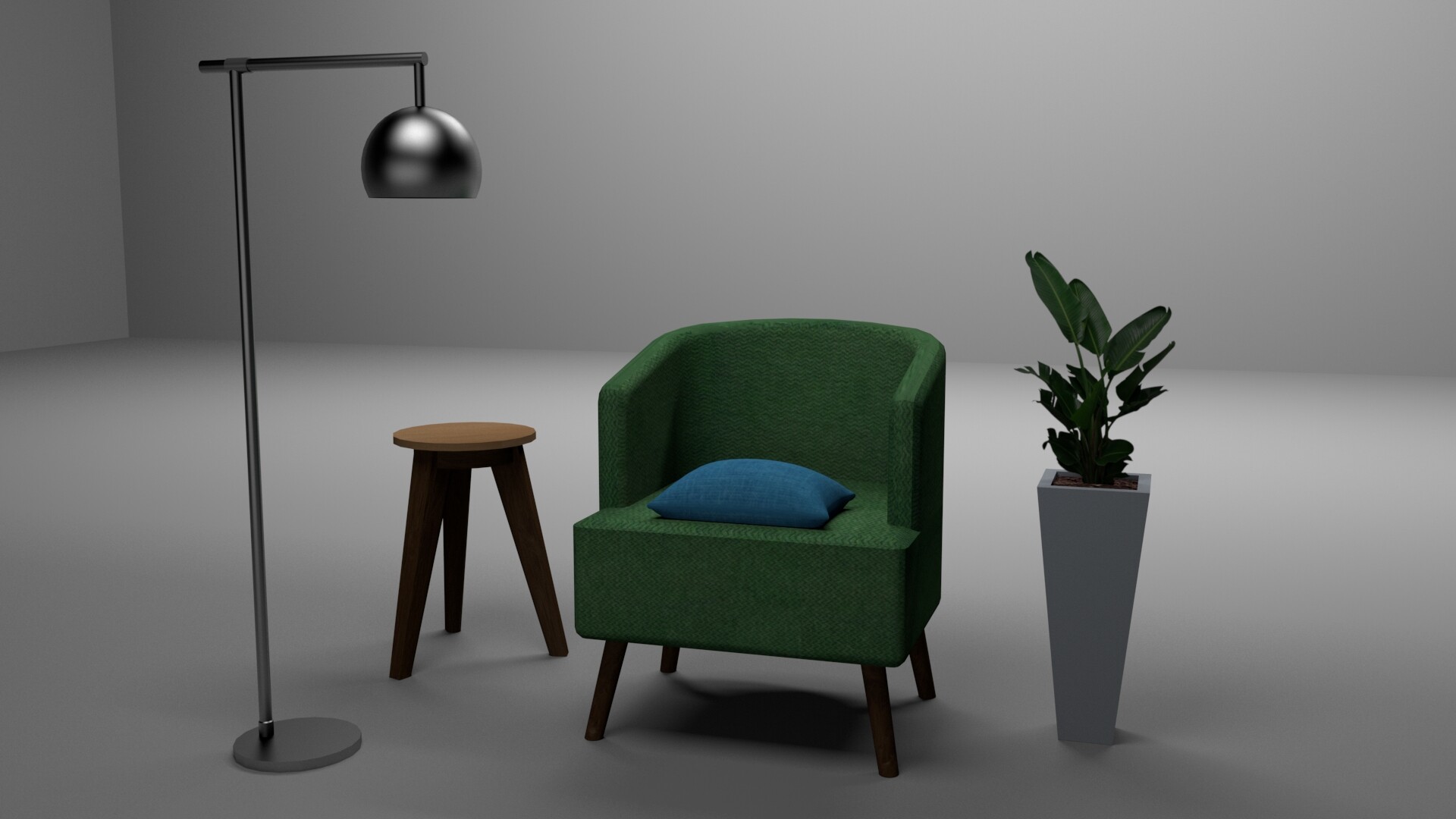 ArtStation - Low Poly Interior Scene | 3d Modeling