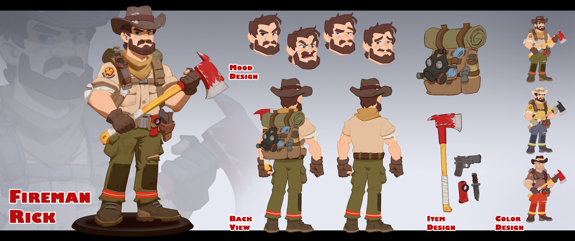 ArtStation - FIREMAN RICK