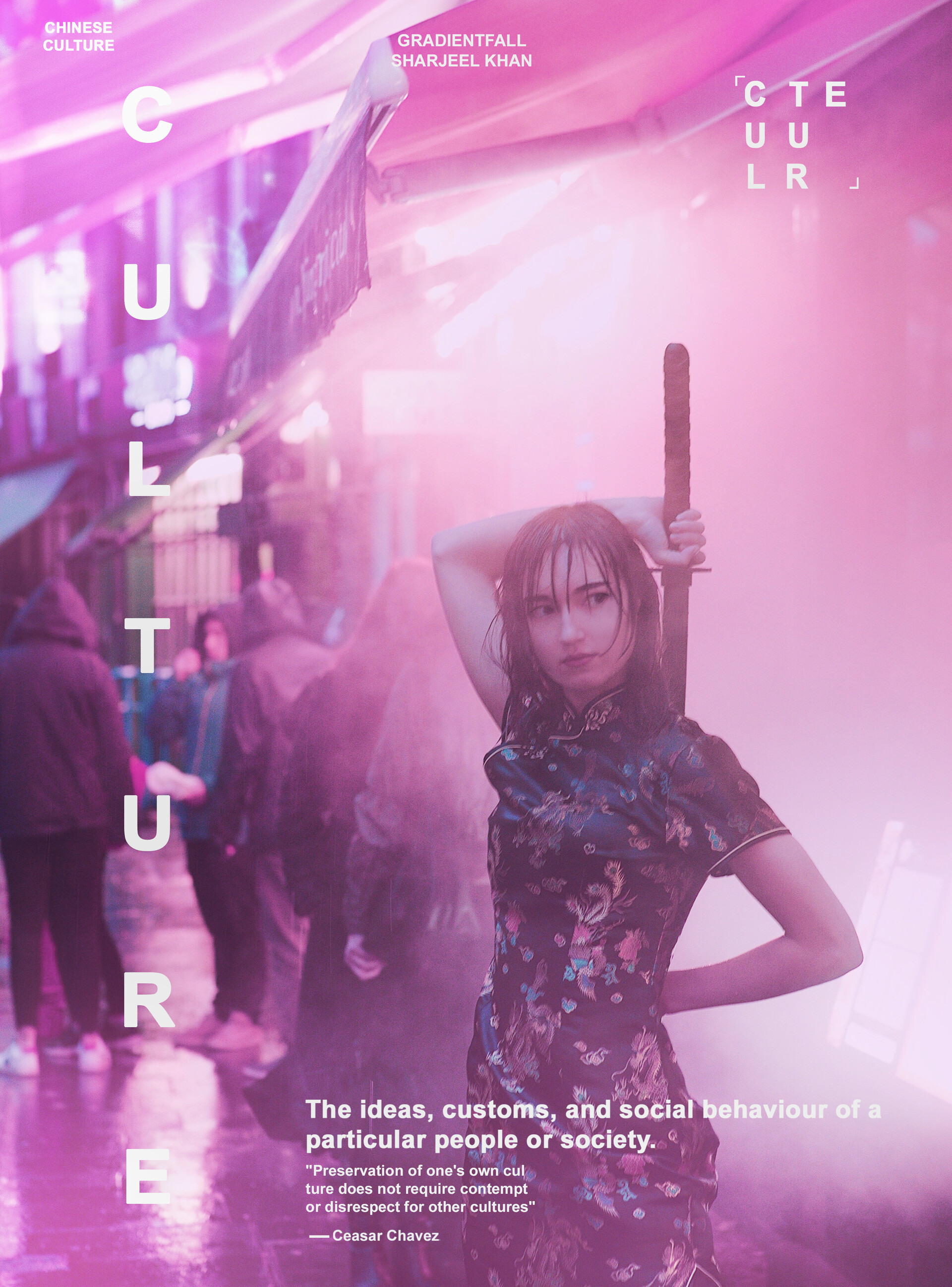 ArtStation - CULTURE - Typographic Poster