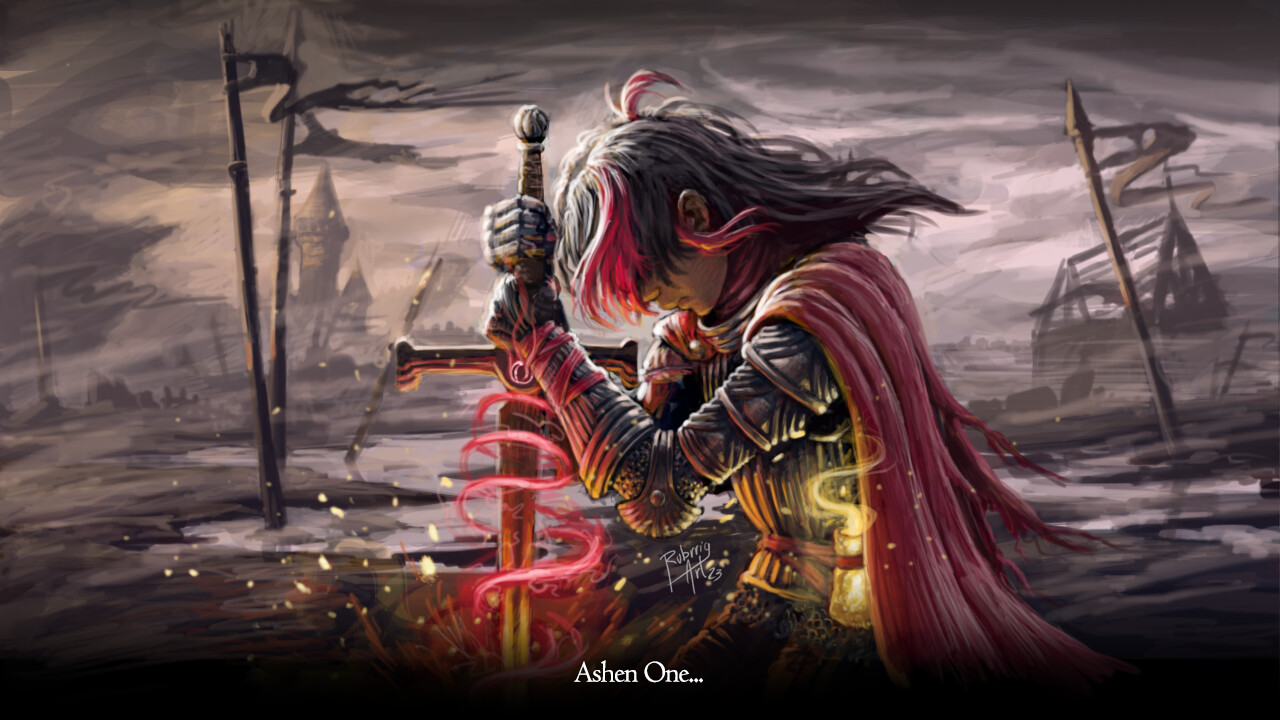 ArtStation - Opera GX Aura Contest Entry: Dark Souls Crossover